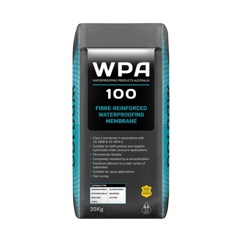WPA 100 Cementitious Waterproofing Membrane 20 kg Bag | Bayset