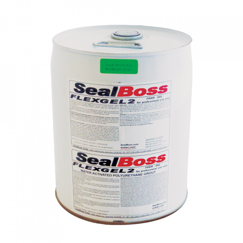 SealBoss Flexgel 2 Hydrophilic PU Grout | Bayset