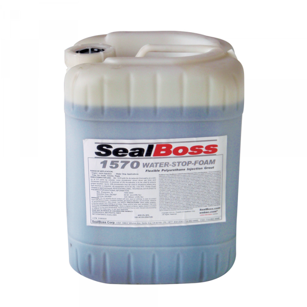 SealBoss 1570 Flexible Polyurethane Injection Resin Water Stop | Bayset
